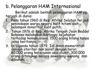 Instrumen hukum dan peradilan ham internasional | PPTX