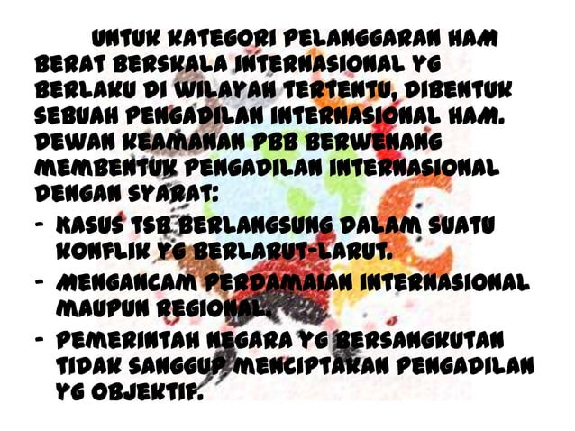 Instrumen hukum dan peradilan ham internasional | PPTX