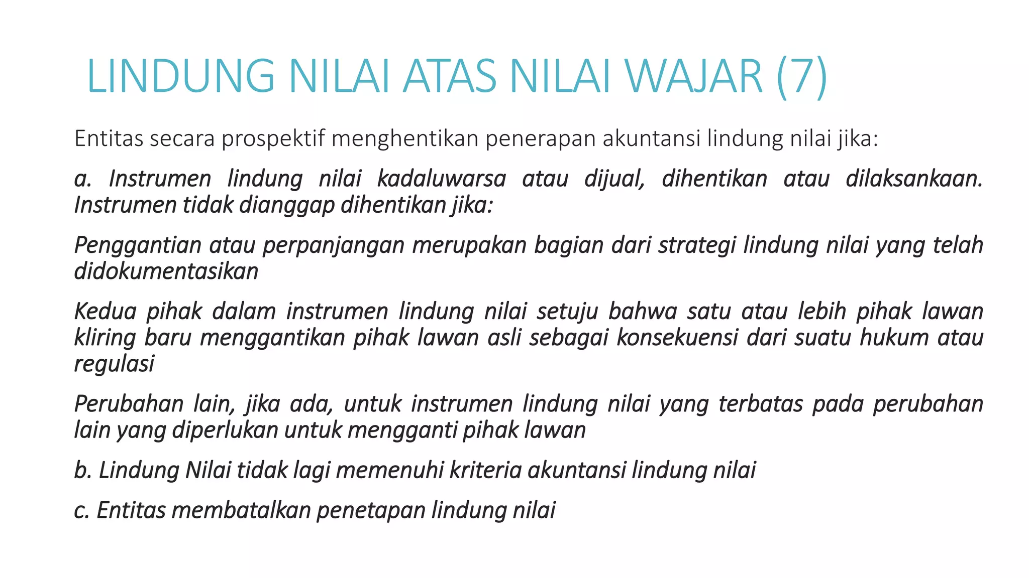Instrumen Keuangan Derivatif, Akuntansi Lindung Nilai, PSAK 60 ...