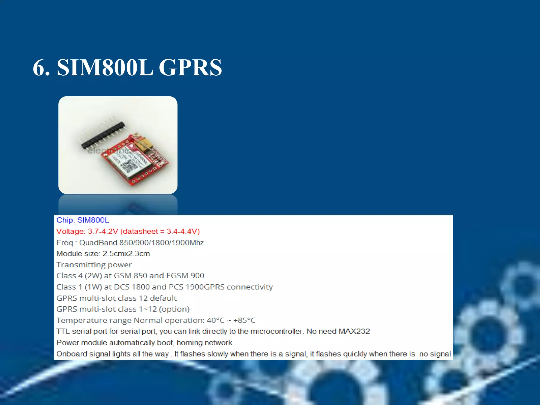 SMART LAMP WITH A GSM MODULE SIM 800L | PPT
