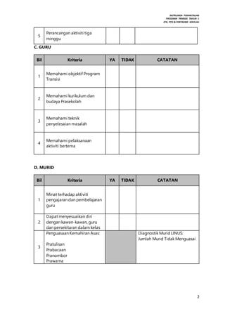Instrumen pemantauan | DOCX