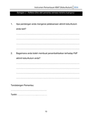 Instrumen pemantauan kbat koko kendiri | PDF