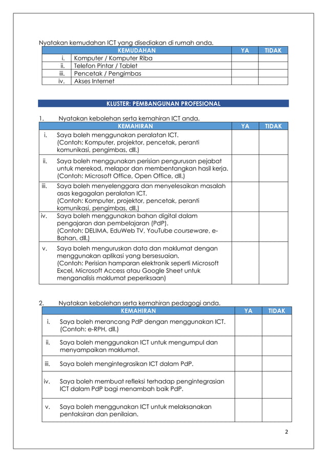 INSTRUMEN PENARAFAN SSQS GURU | PDF