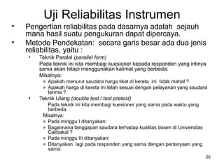 Instrumen penelitian | PPT