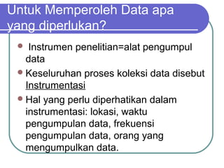 Instrumen penelitian | PPT