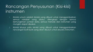 Instrumen Penelitian.pptx Instrumen Penelitian adalah alat bantu yang ...