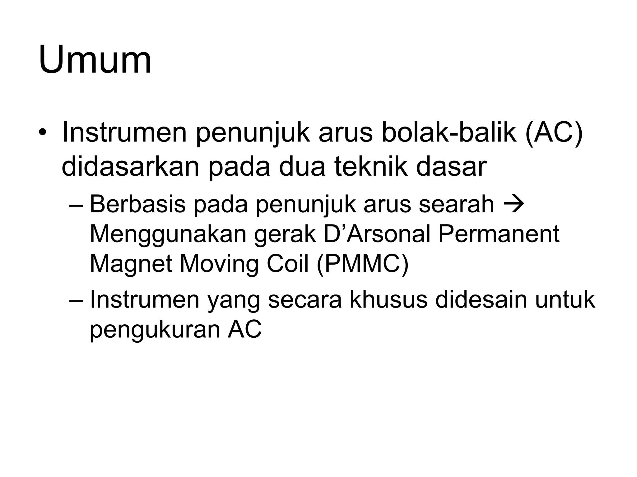 Instrumen pengukur arus_bolak_balik[1] | PDF
