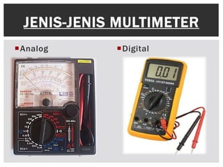 Instrumen & Peralatan Pengujian (Multimeter) | PPTX