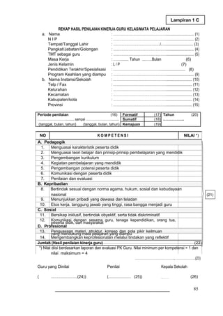 www.operatorsekolah.com - Instrumen pk guru kelas atau mata pelajaran ...