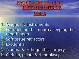 INSTRUMENS in oral and maxillofacial surgery.ppt