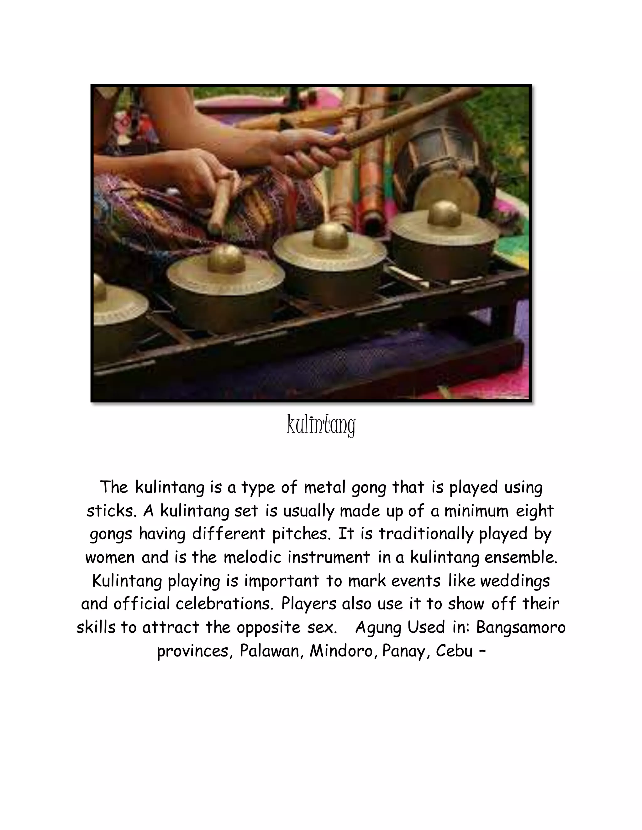 LUMANG MGA INSTRUMENTO | DOCX