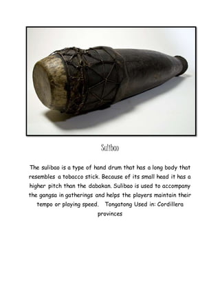 LUMANG MGA INSTRUMENTO | DOCX