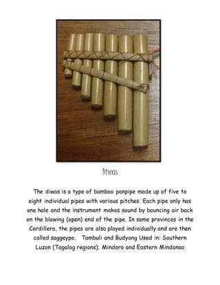 LUMANG MGA INSTRUMENTO | DOCX