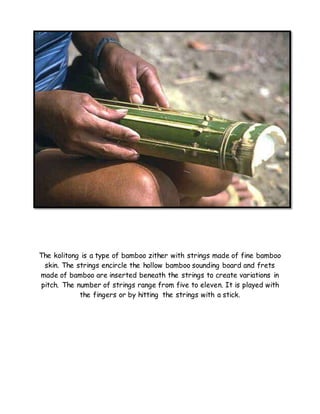 LUMANG MGA INSTRUMENTO | DOCX