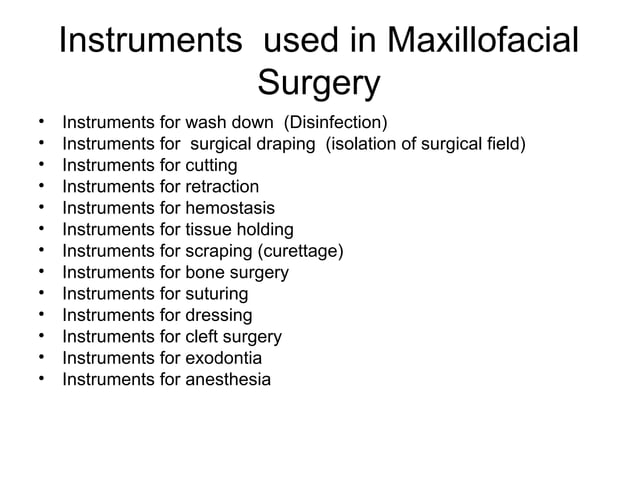Instruments used in oral and maxillofacial surgery | PPT | Shaving ...