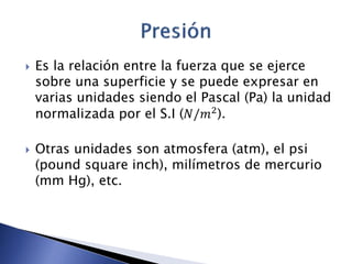 Instrumentación y control para presión | PPTX
