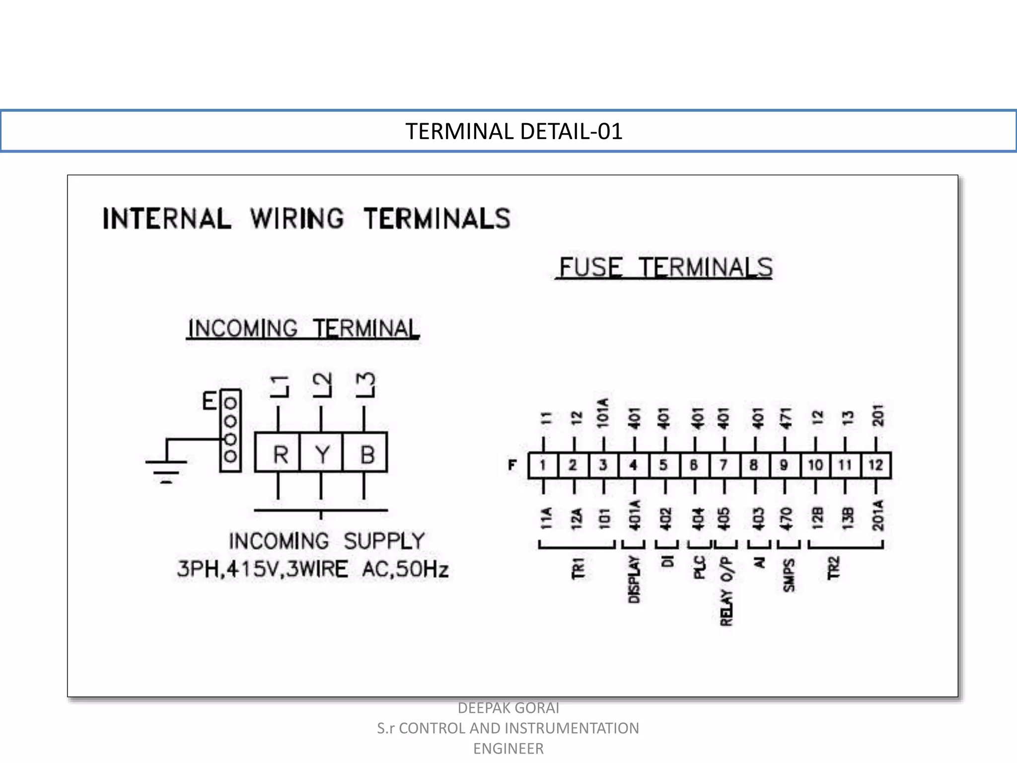 Elgi Instrument air compressor Electrical and control wiring | PPTX