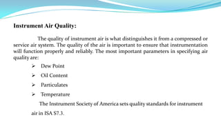 Instrument air package | PPTX