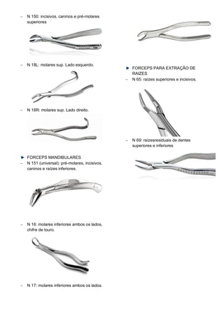 Instrumentais exodontia cirugica | PDF