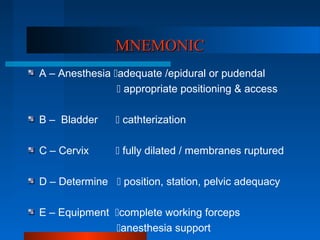 Instrumental deliveries | PPT