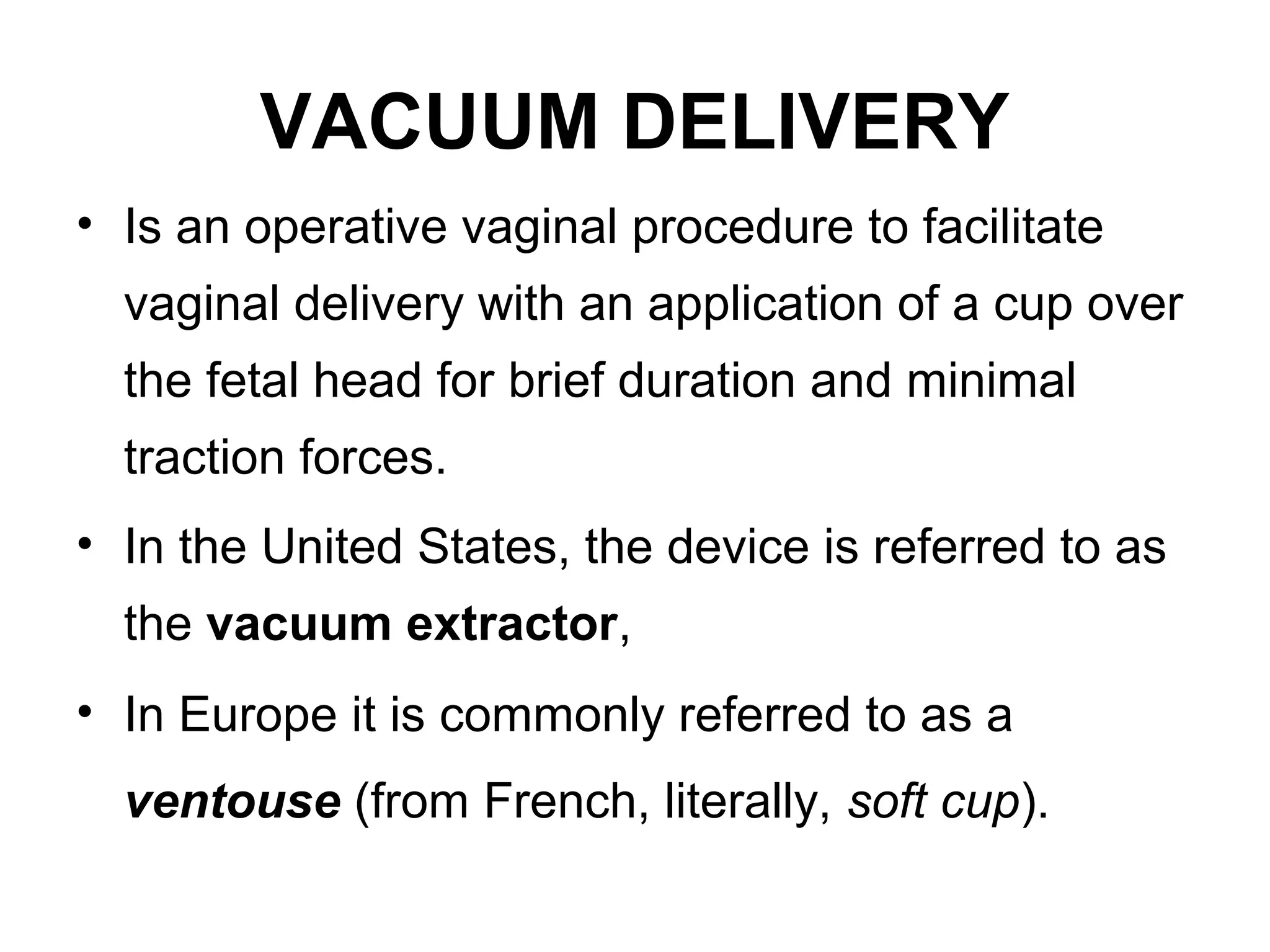 Instrumental delivery | PPT