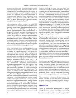 Instrumental esophageal perforation a case series | PDF