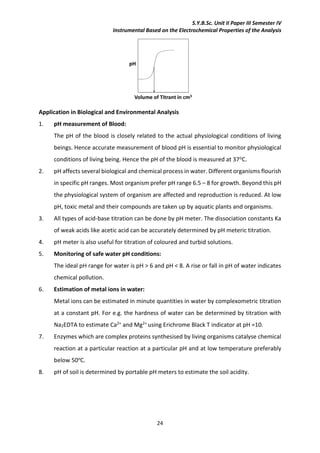 Instrumental methods ii and basics of electrochemistry | PDF
