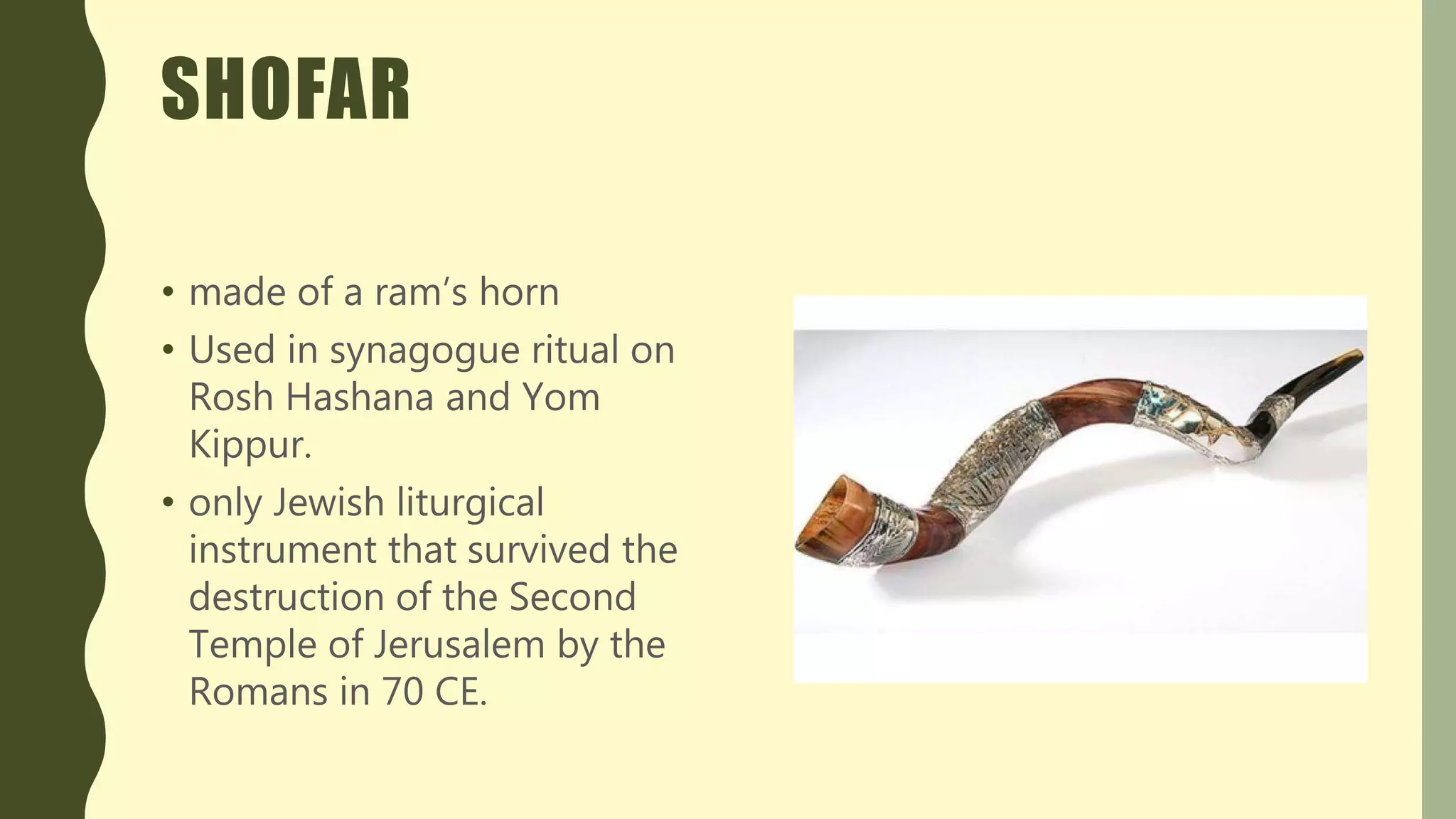 Instrumental music in israel | PPTX