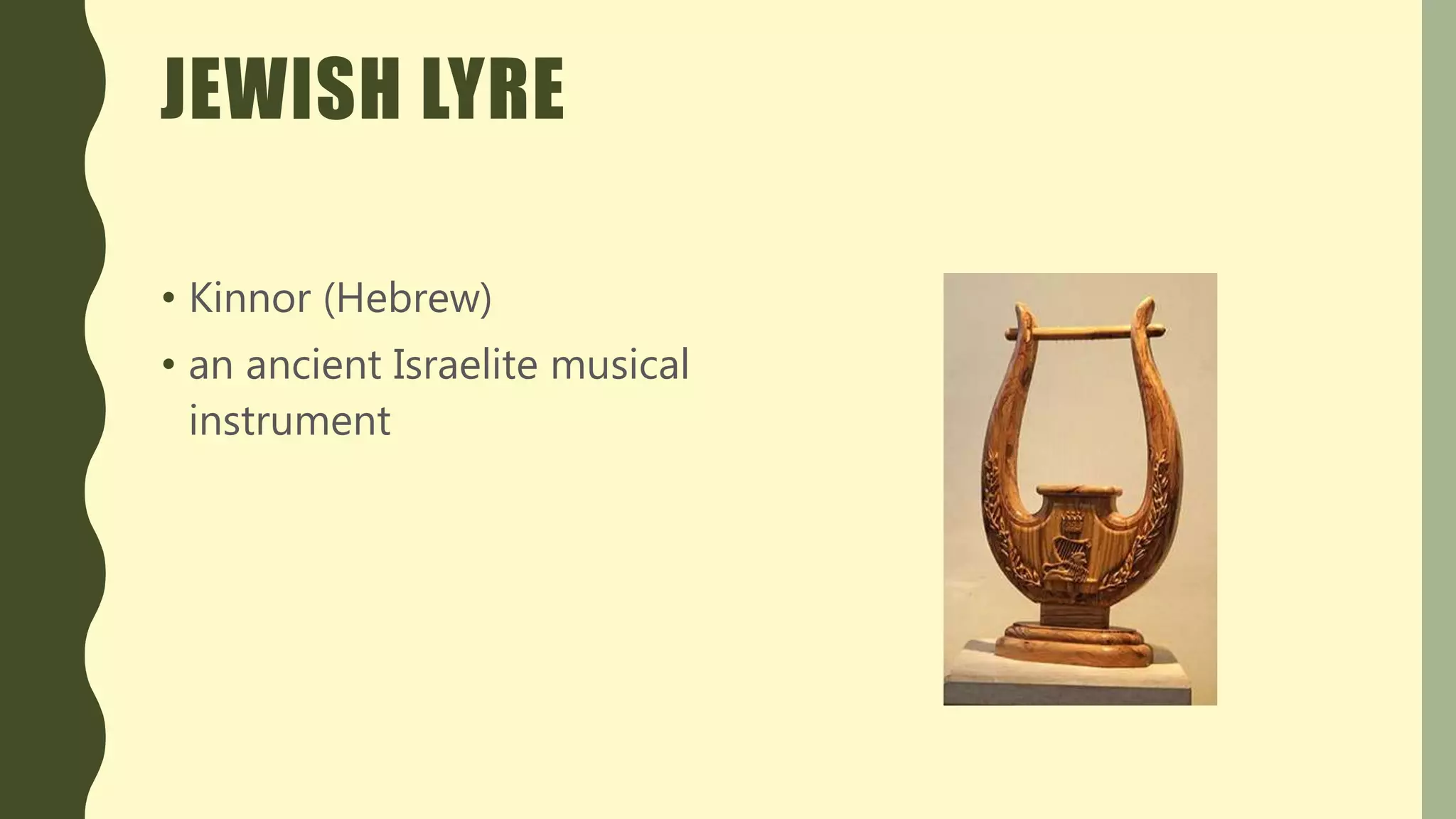 Instrumental music in israel | PPTX