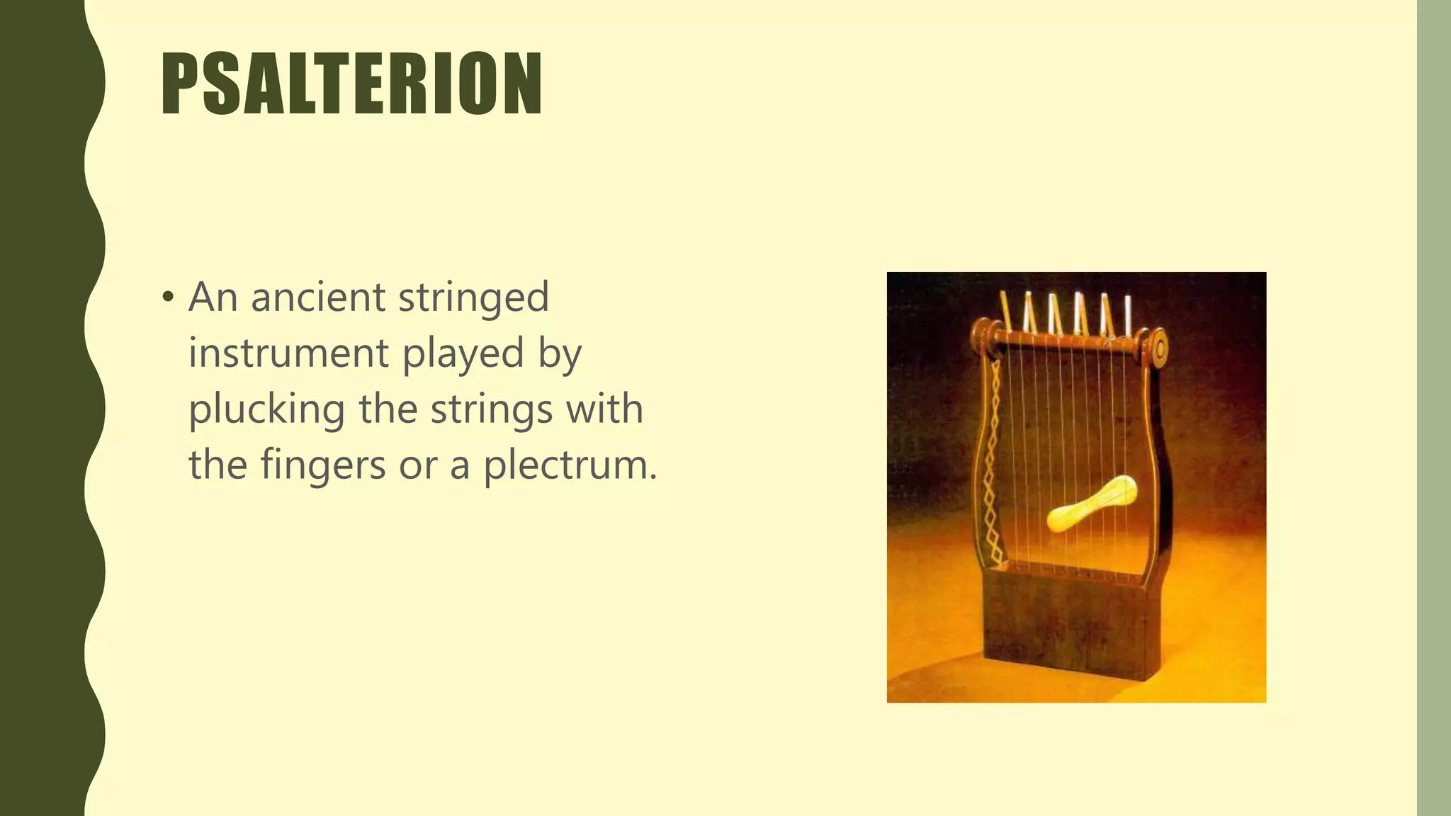 Instrumental music in israel | PPTX