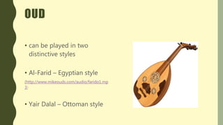 Instrumental music in israel | PPTX