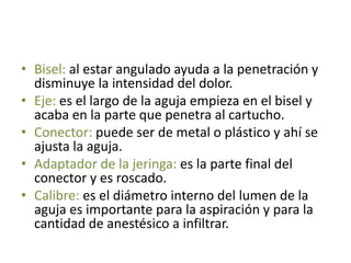 Instrumental para anestesiar | PPT