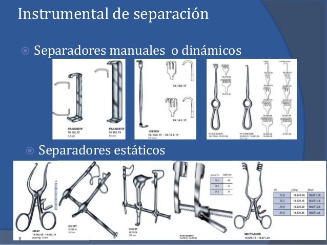 Instrumental quirúrgico