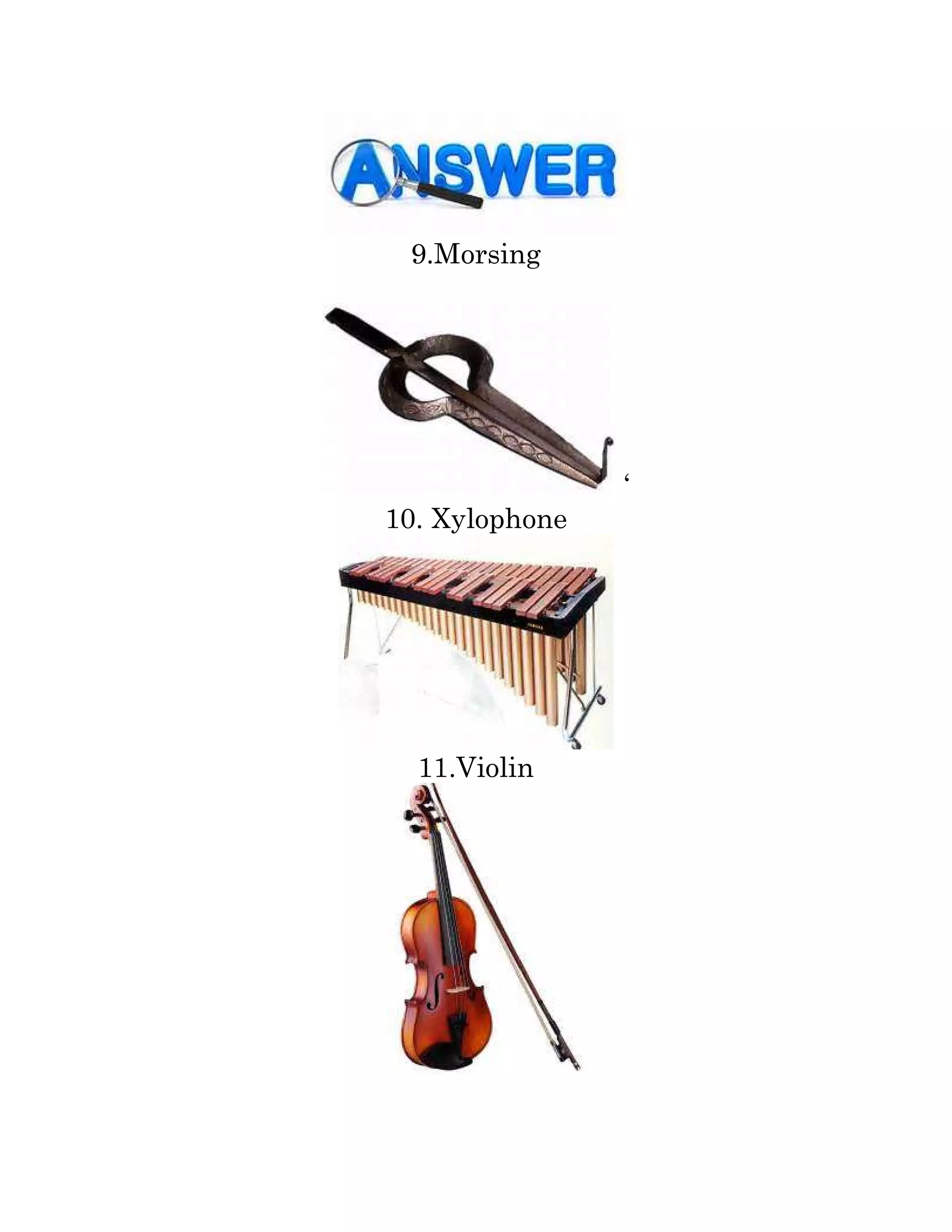 Instrumental riddles | PDF