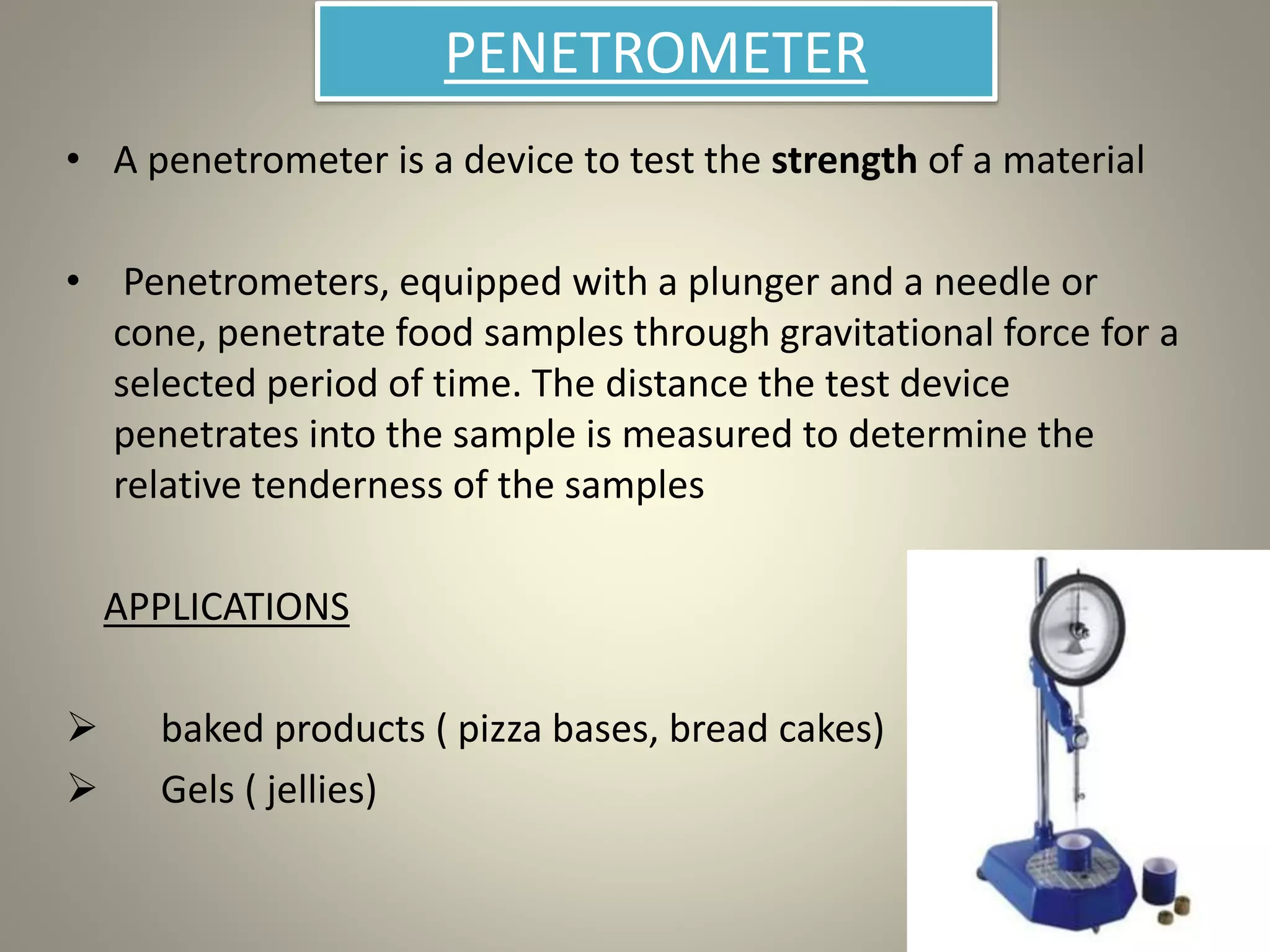 Instrumental sensory analysis of food quality | PPTX