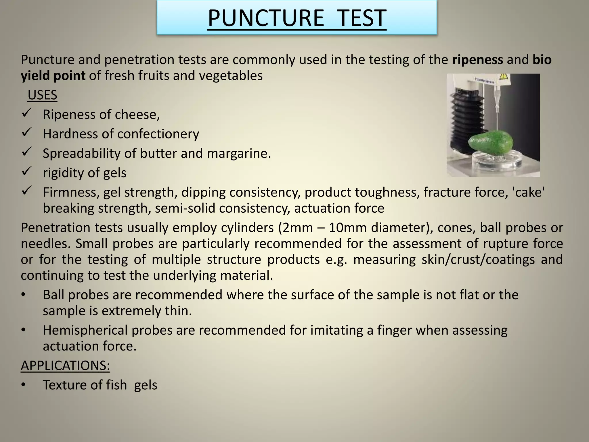 Instrumental sensory analysis of food quality | PPTX