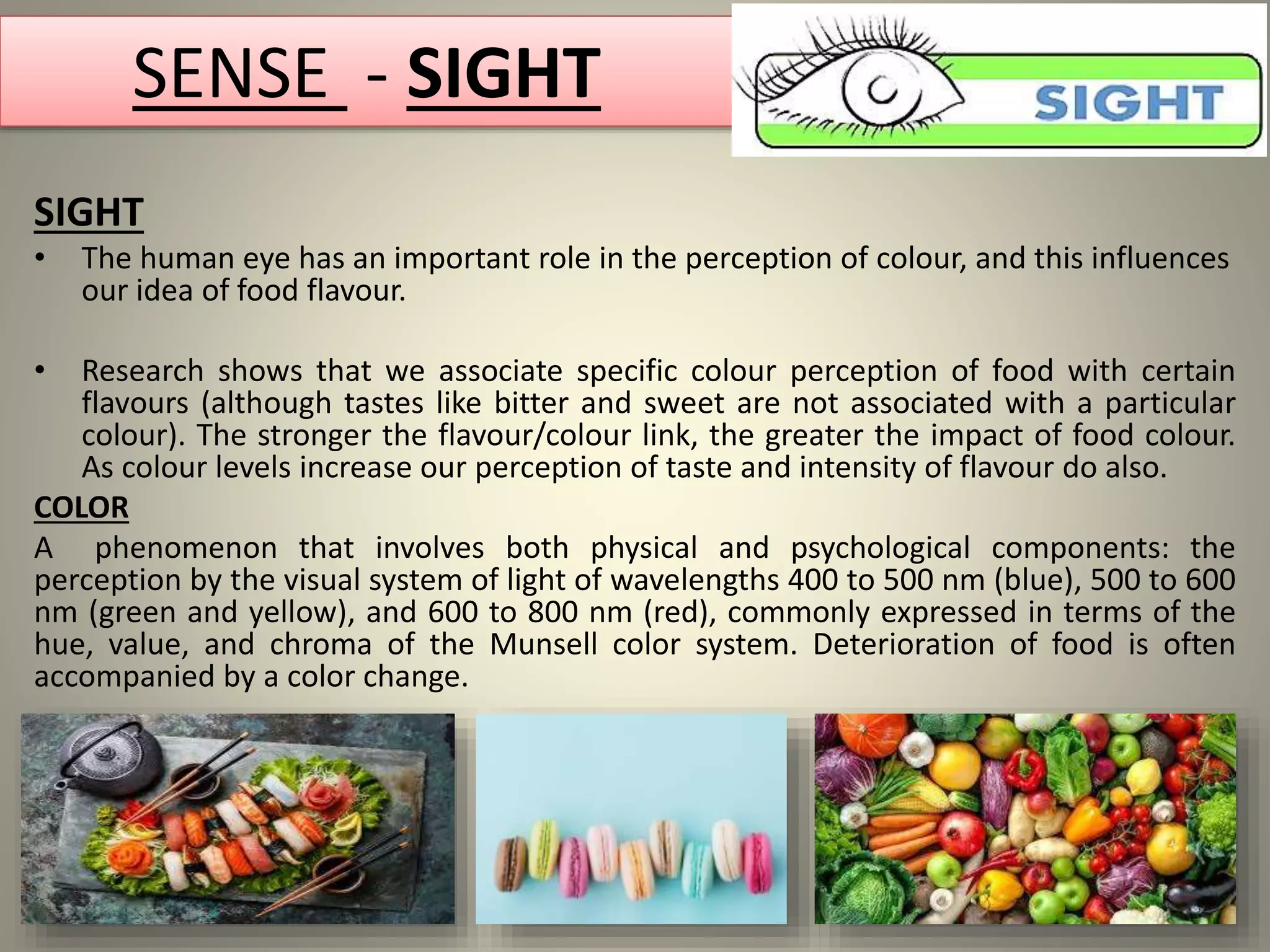 Instrumental sensory analysis of food quality | PPTX