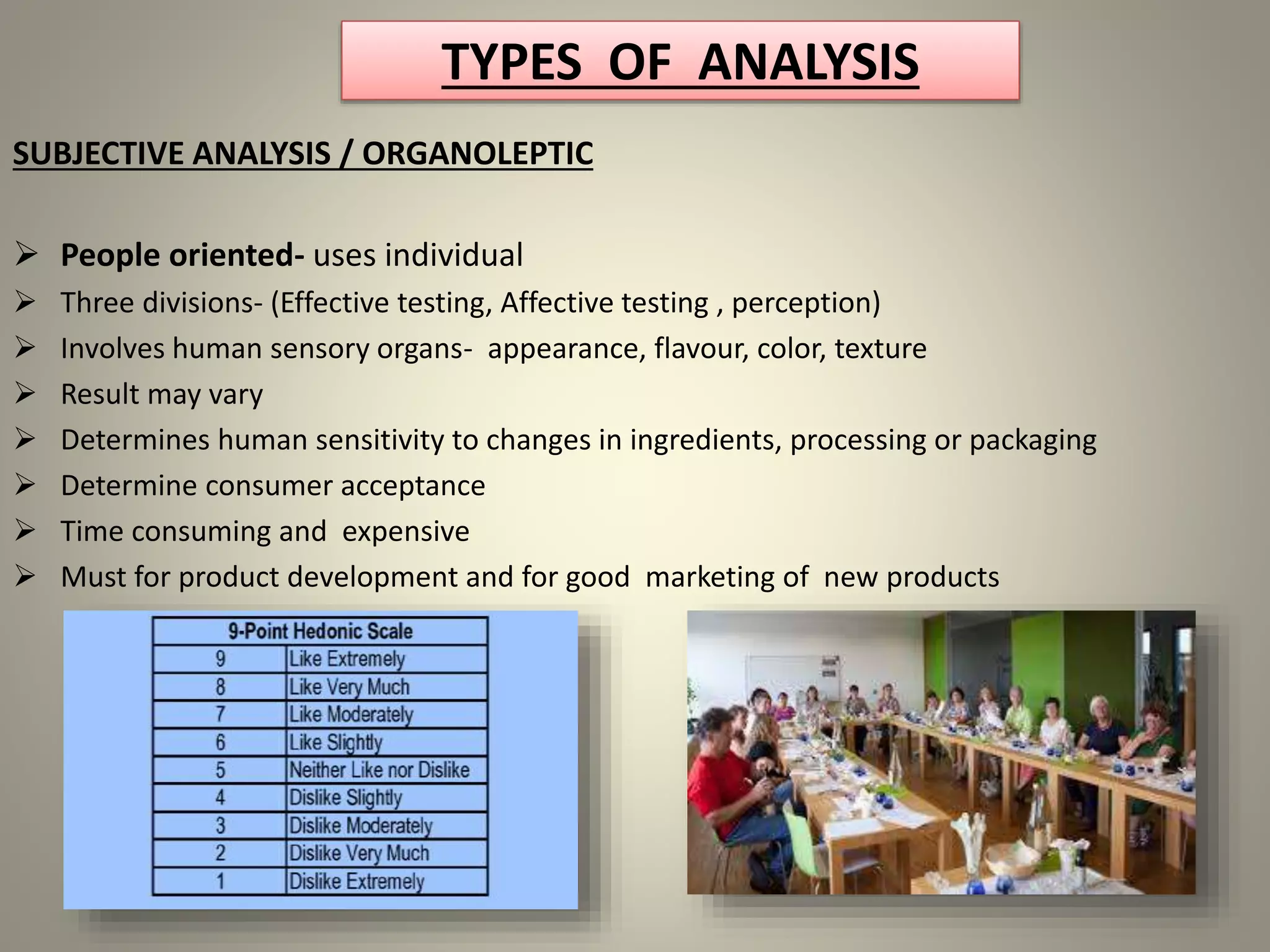 Instrumental sensory analysis of food quality | PPTX