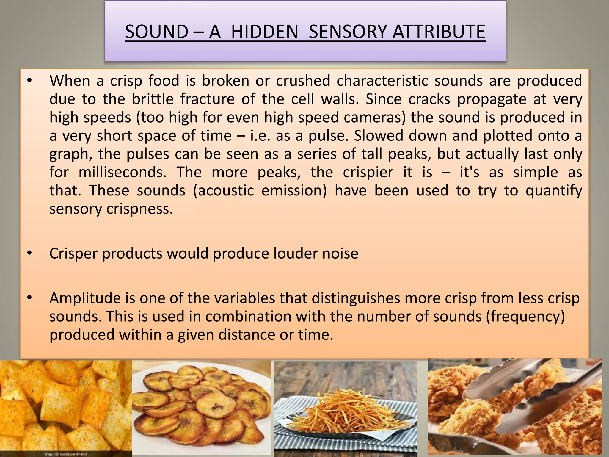 Instrumental sensory analysis of food quality | PPTX