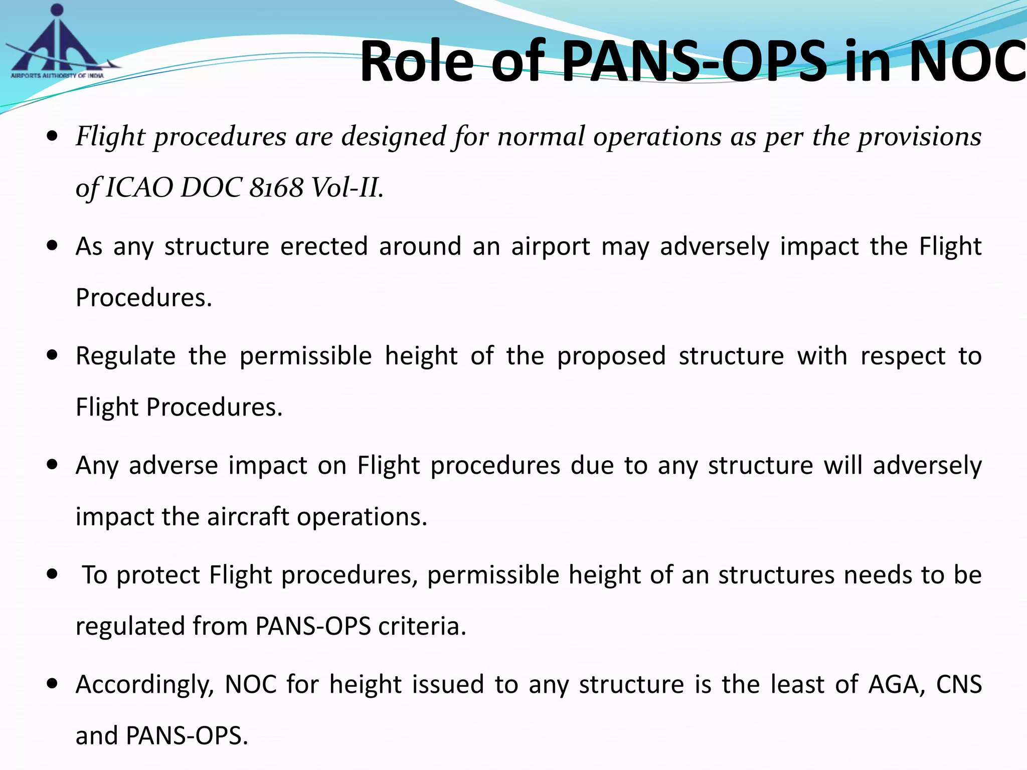 Instrument approach procedures GSR 751 E provision & PANS OPS ops | PPT