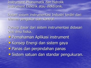 Instrumentasi | PDF