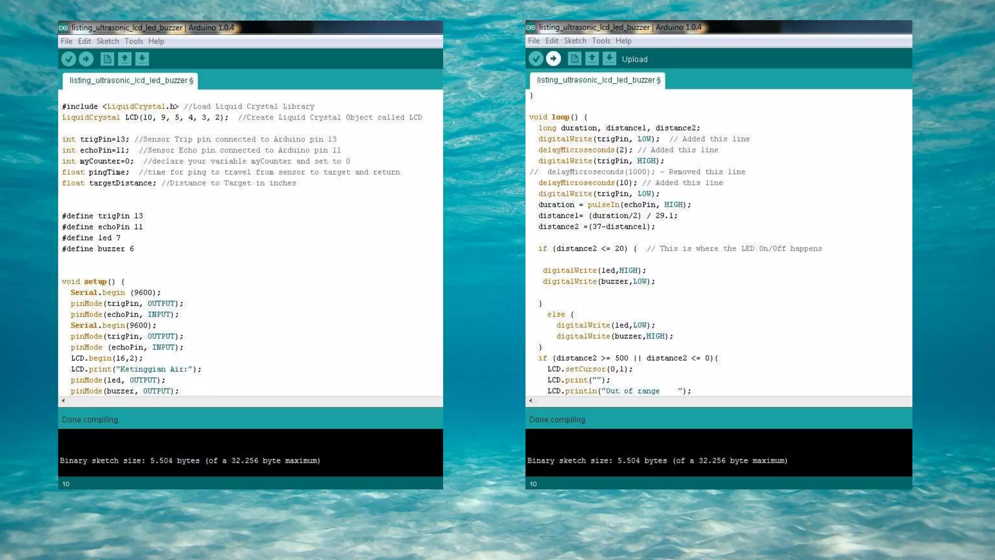 Water Level Tank with Ultrasonic ft. Arduino | PPTX