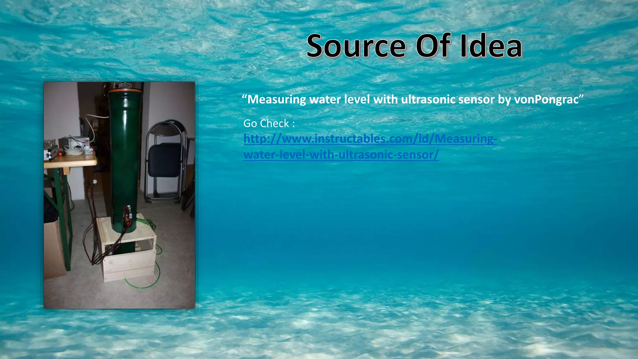 Water Level Tank with Ultrasonic ft. Arduino | PPTX