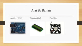 Temperature Sensor using LM35 and LCD Display on Arduino | PPTX