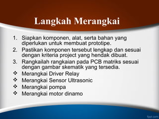 SISTEM IRIGASI OTOMATIS MENGGUNAKAN ARDUINO UNO | PPT