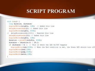 Sistem Irigasi Otomatis menggunakan Arduino Uno | PPT