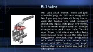 Valve and Control Valve | PPTX