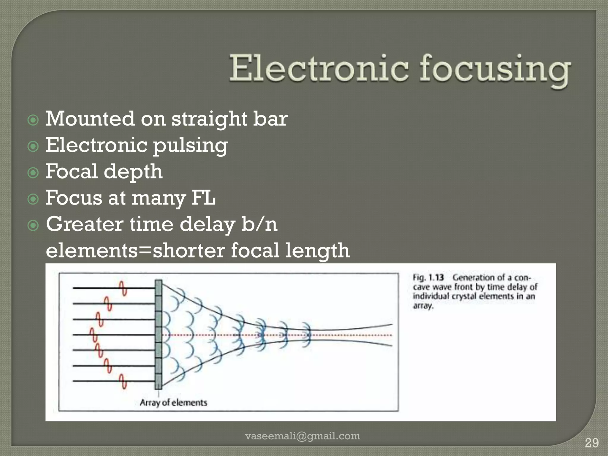 ultrasound Instrumentation physics | PPTX