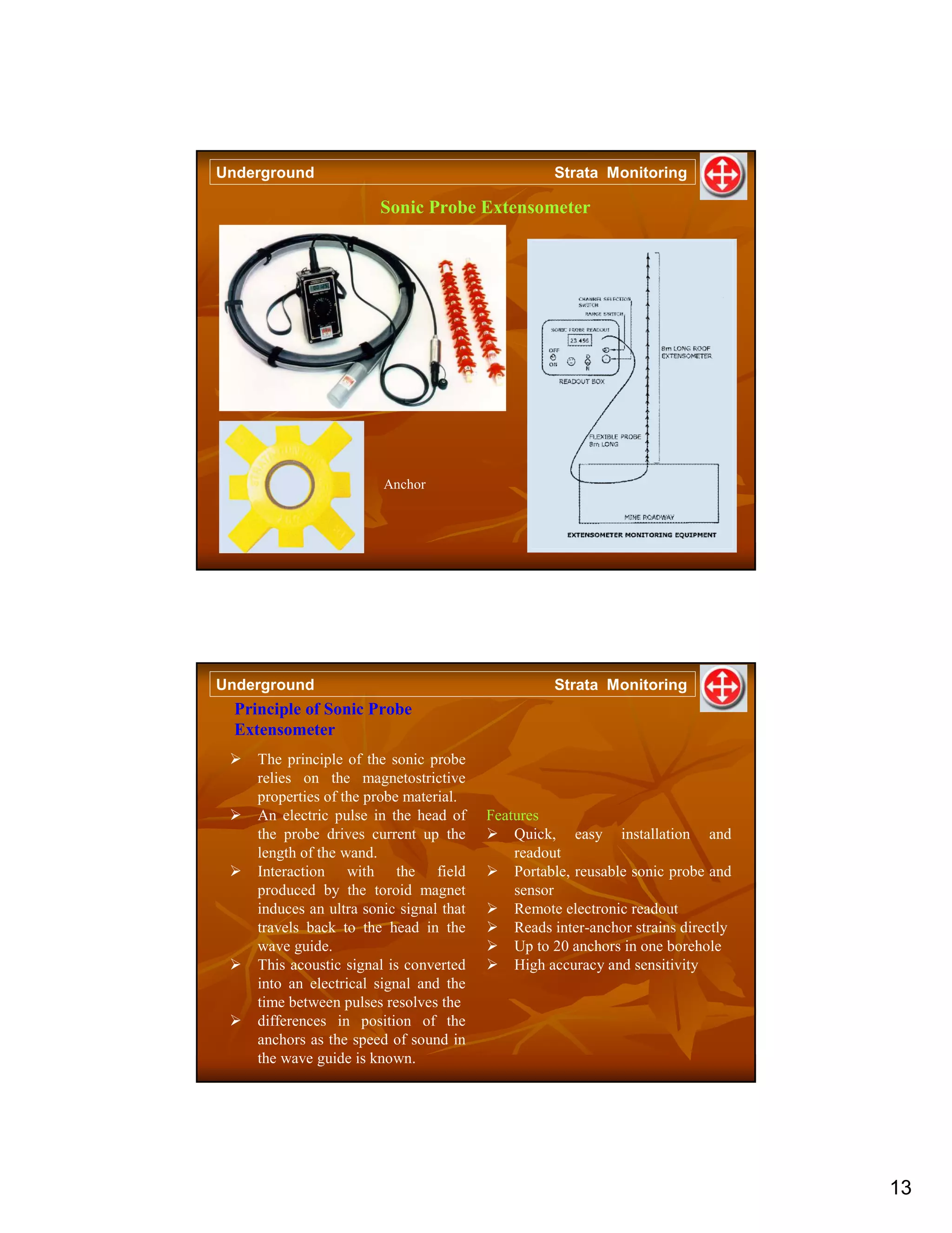strata monitoring Instrumentation | PDF