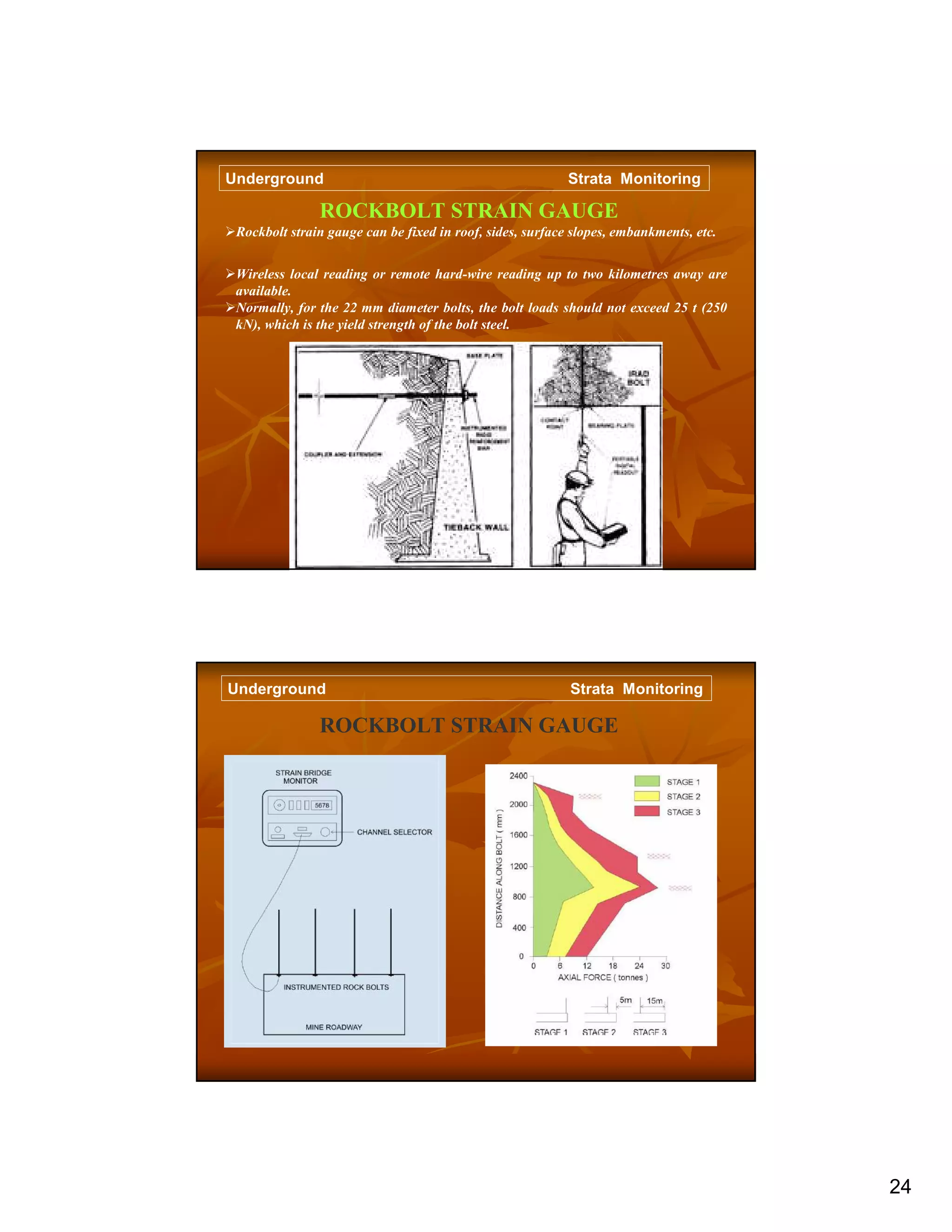 strata monitoring Instrumentation | PDF